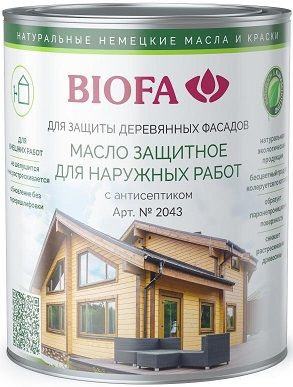 Масло для дерева Biofa Масло Защитное 0.125 л., Коньяк - купить с ...