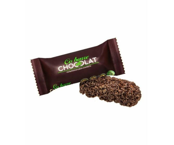 Конфеты Cо Barre de Chocolat мультизлаковые с темной глазурью 150гр (10 ...