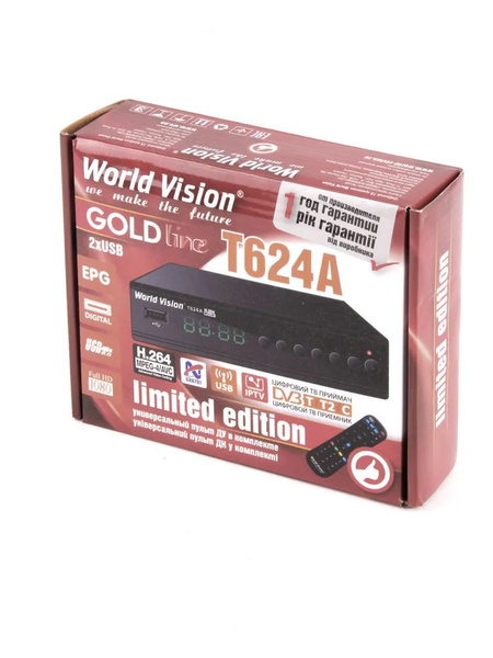 ТВ-ресивер World Vision T624A купить по выгодной цене в интернет ...