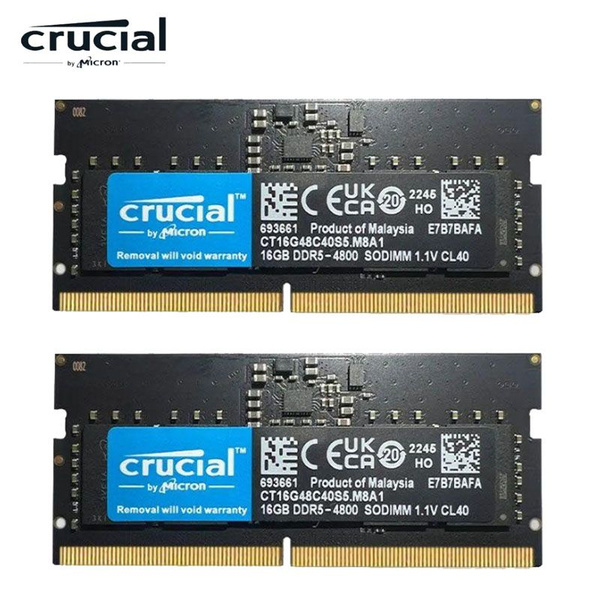 Модуль оперативной памяти Crucial 英睿达4800笔记本16 ГБ Ct16g48c40s5