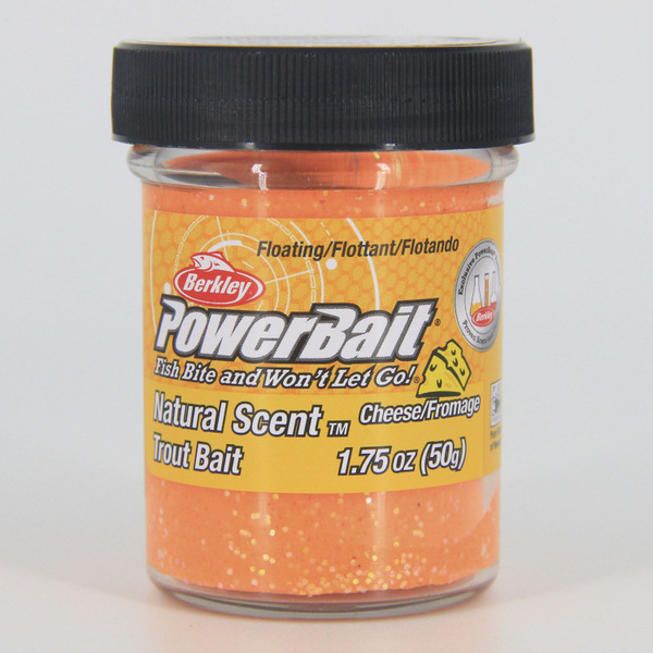 Паста форелевая Berkley PowerBait Trout Bait Natural Scent Cheese Fluo ...