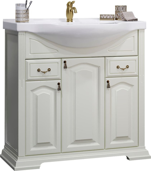 Тумба под раковину Opadiris Риспекто 85 слоновая кость, под раковину Сенеж купить на OZON по ...