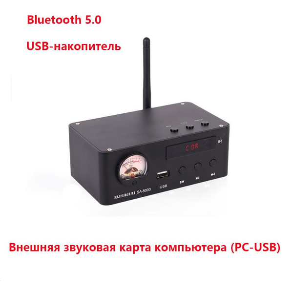 Музыкальный Плеер Hifi Приемник Bluetooth Pc Usb Rca Пульты