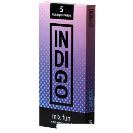 Рельефные презервативы Indigo Mix Fun №5 микс удовольствий - купить с ...