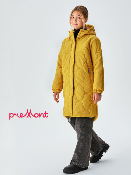 Пальто Premont, Демисезон, размер 146, цвет желтый, Мембранные ...