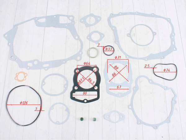 Вопросы и ответы о Набор прокладок полный 163FML-2 CB200-C X-TECH арт. pbc13946 – OZON (852661859)