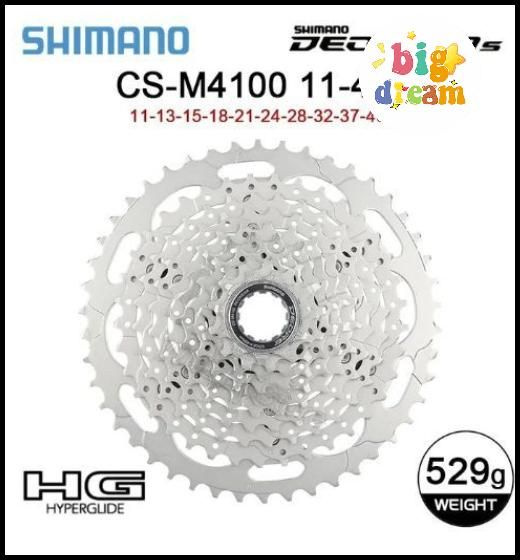 Кассета для горного велосипеда Shimano Deore CS M4100, 10 скоростей, 11 ...