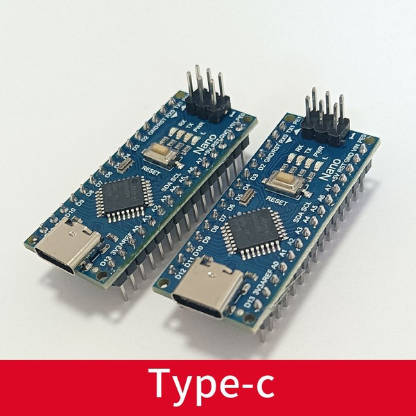 5 шт Контроллер Arduino Nano V30совместимый Atmega328p Ch340 Type C Usb купить с доставкой