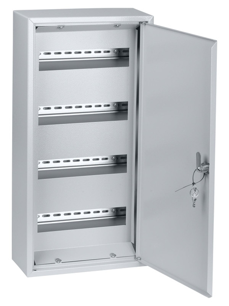 Щит распределительный навесной ЩРН-48 (610х300х120) IP31 навесной стальной электрощит с замком ...