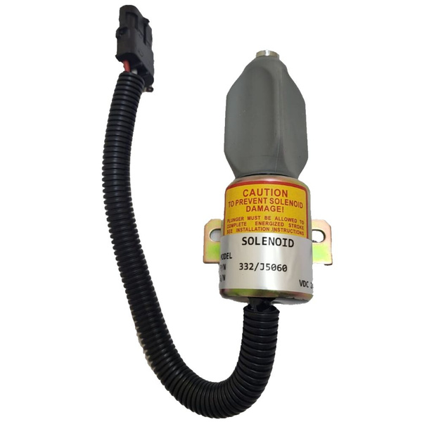 Соленоид остановки двигателя 24V 332/j5060 для экскаваторов. JS110 ...