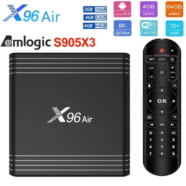 Медиаплеер X96 Air, USB, HDMI, RF, черный, Android купить по низкой цене с доставкой в интернет ...