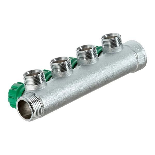 Коллектор (FK 3824 134) 1 ВР(г) х 4 выхода 3/4 НР(ш) ЕК х 1 НР(ш ...