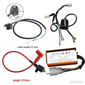 Катушка жгута проводов CDI Kill Switch Kit для 50cc 110cc 125cc 150cc ...