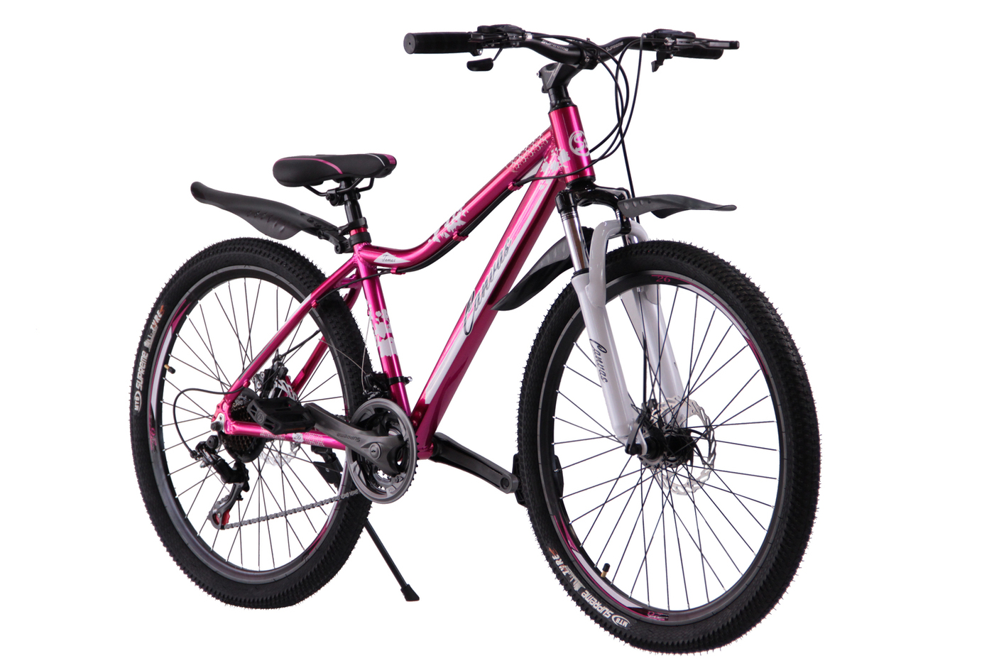 Велосипед скоростной 26 "Canvas" бордовый, 21 скор.(Shimano), алюм.рама ...