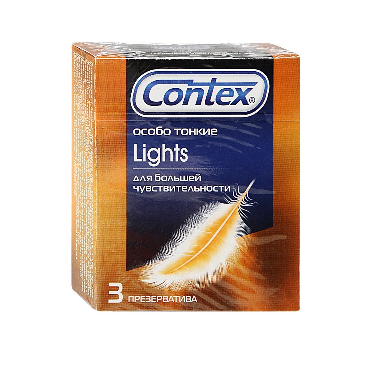 Презервативы CONTEX LIGHTS - 3 шт. - купить с доставкой по выгодным ...