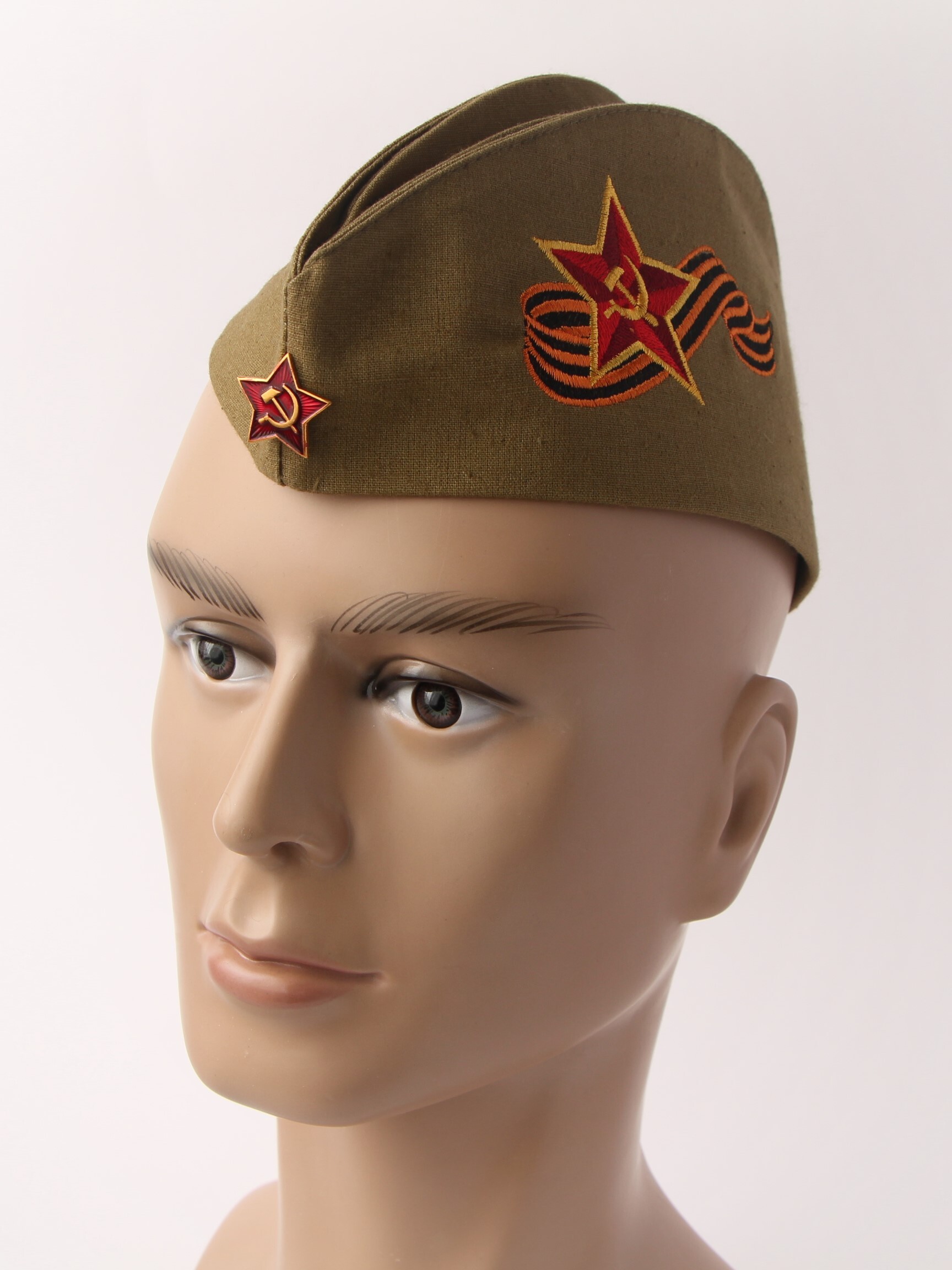 Пилотка Советской Армии с кокардой и вышивкой - купить по выгодным ...