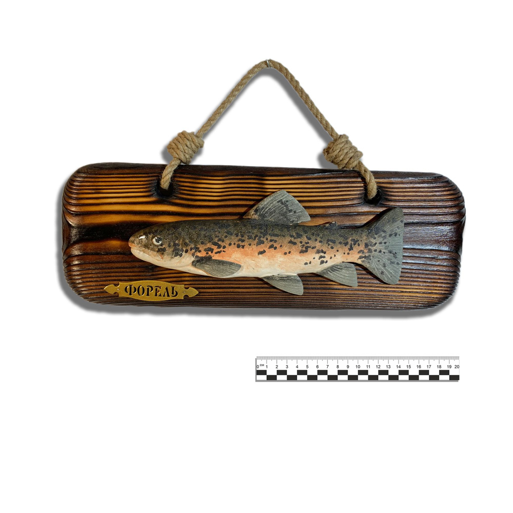 Украшение подвесное интерьерное Настенная статуэтка форели исп 11 купить по доступным ценам в