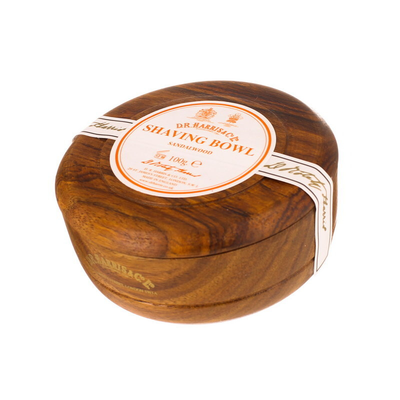 D.R.Harris Твердое мыло для бритья в чаше из палисандра Shaving Bowl ...