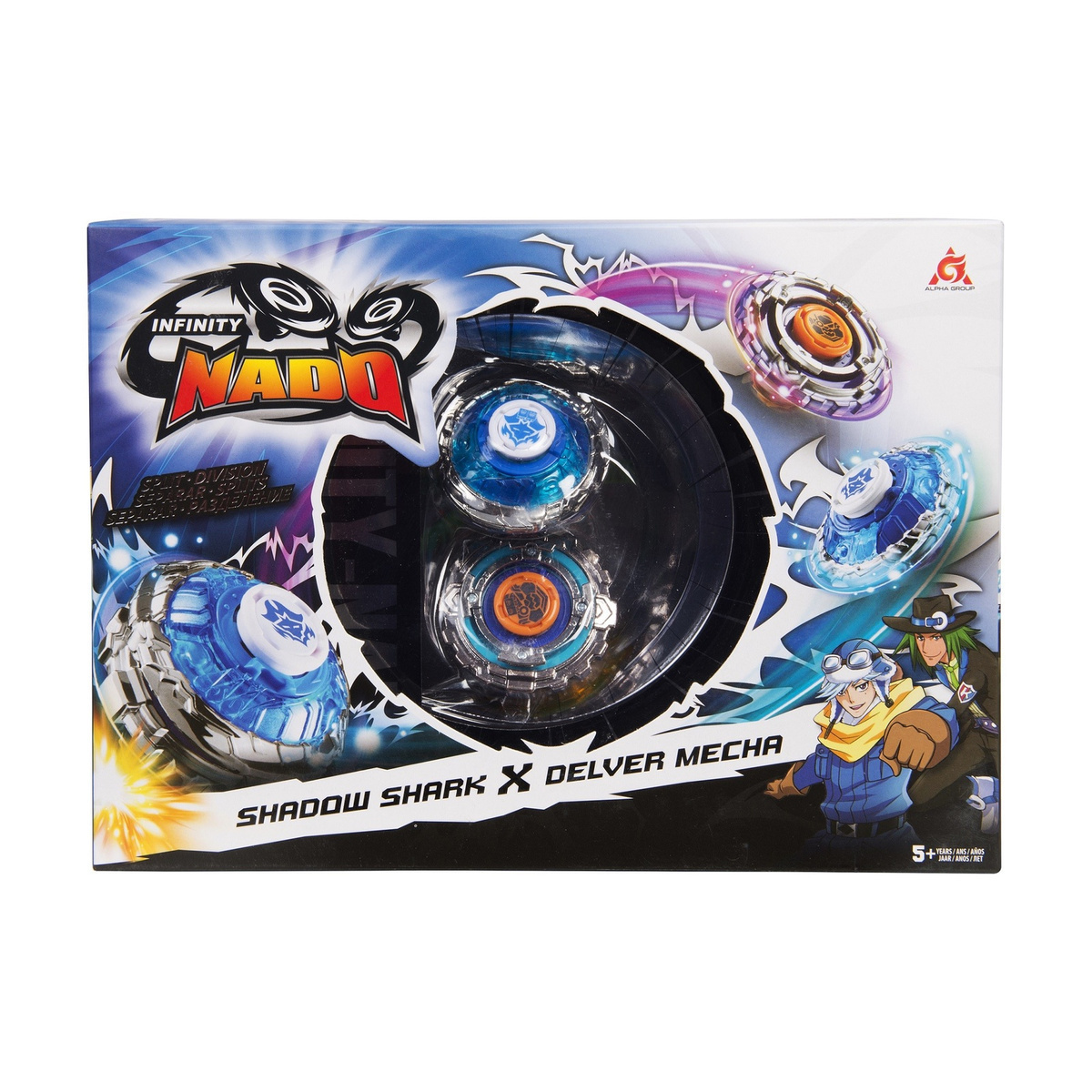 Игровой набор волчки Infinity Nado / Инфинити Надо "Shark&Mecha" Сплит ...