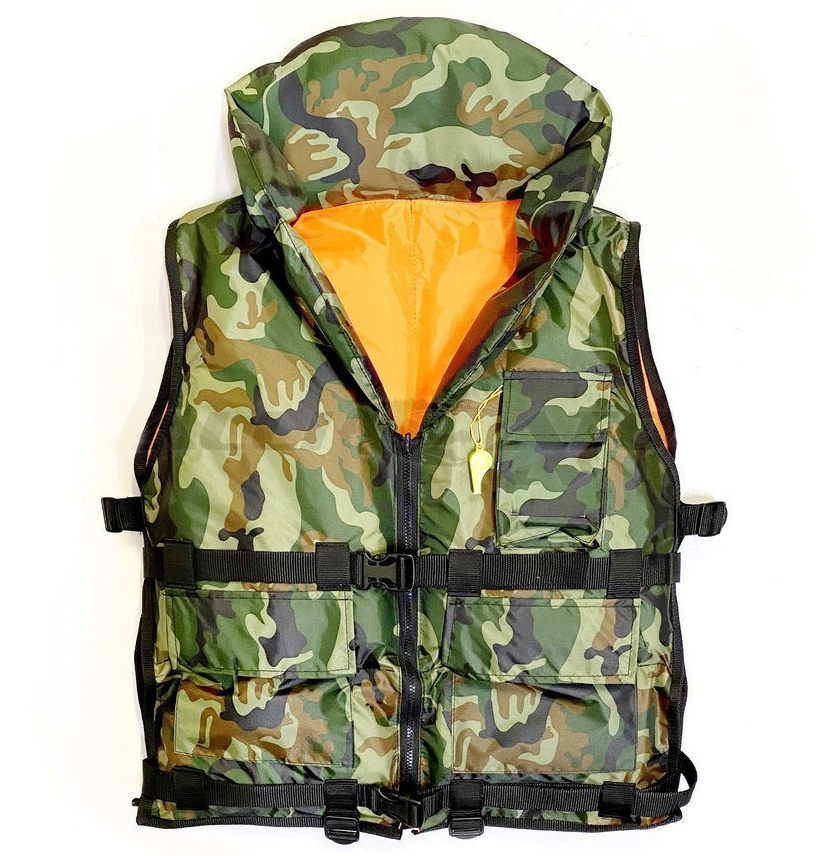 Спасательный жилет 2х-сторонний HUNTER 60-120кг --на молнии ...