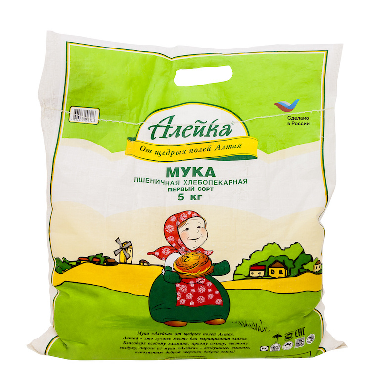 Пшеничная мука "Алейка" (Алтай), 1 сорт, 5 кг. — купить в интернет ...