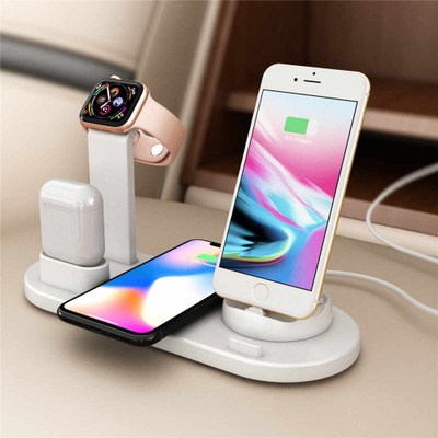 Характеристики Solozar Беспроводная зарядка 3 в 1 для смартфонов iPhone ...