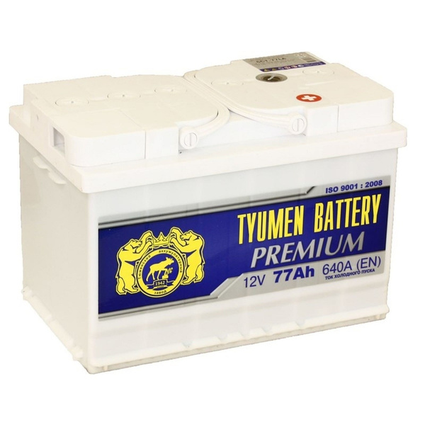 Аккумулятор автомобильный Tyumen Battery Tyumen Battery Premium 77 Ач ...