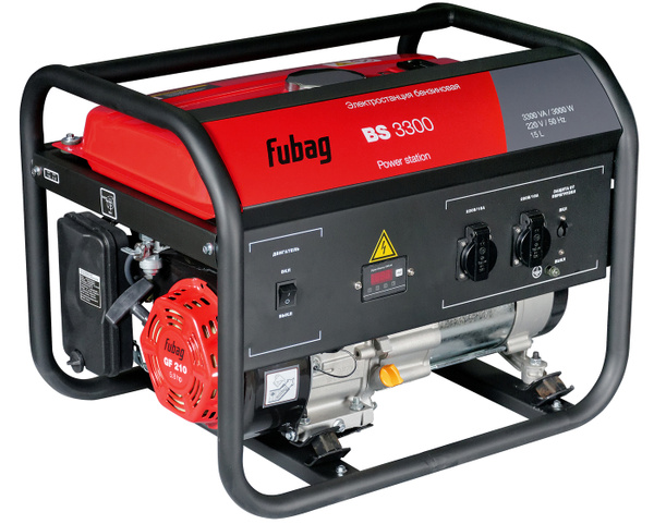 Генератор бензиновый FUBAG BS 3300, 3 кВт, 220 В + Электропила купить на OZON по низкой цене ...