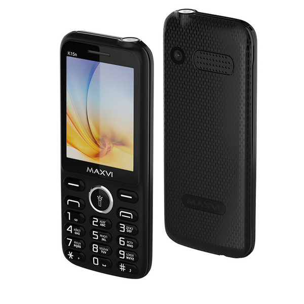 Мобильный телефон Maxvi K15n, черный - купить по выгодной цене в ...