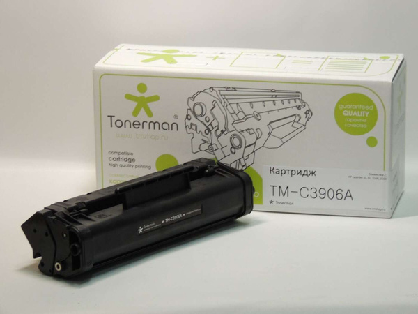 Расходник для печати Tonerman TM C3906A., Черный (black), для лазерного ...