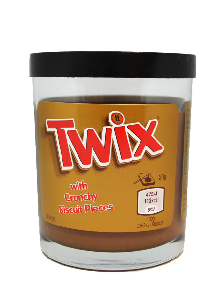 Шоколадная паста Twix / Твикс с кусочками печенья 200 г (Великобритания ...