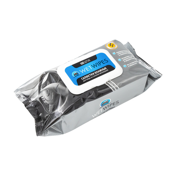 Влажные салфетки для автомобиля WET WIPES, 100 шт купить на OZON по ...