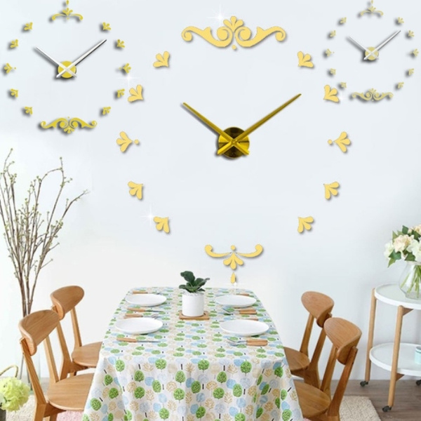 Большие настенные 3d часы Mirron 120 D32 З купить по низкой цене в интернет магазине Ozon