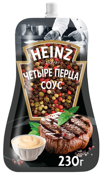 Соус Heinz Четыре перца, 230 г - купить с доставкой по выгодным ценам в ...