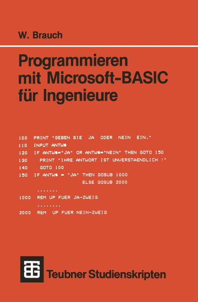 Programmieren mit Microsoft-BASIC fur Ingenieure - купить с доставкой ...