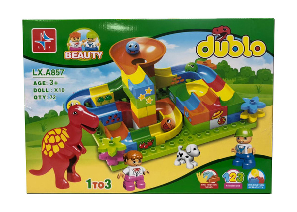 Конструктор пластиковый Лего Дупло Горка / Duplo Slide / LX.A857 / 72 ...