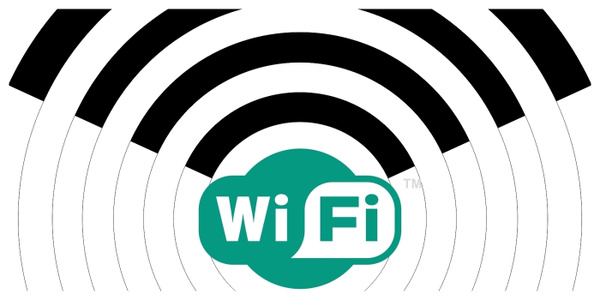 Табличка информационная на дверь пластиковая плотный ПВХ УФ печать "Зона Wi-Fi" (200*100*3мм ...