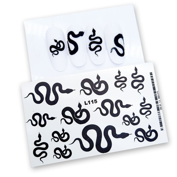 Anna Tkacheva, водные наклейки для ногтей Змеи, L-115 - купить с доставкой по выгодным ценам в ...