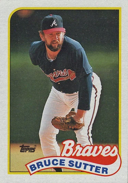 1989 Коллекционная бейсбольная карточка №11 Bruce Sutter - купить с ...