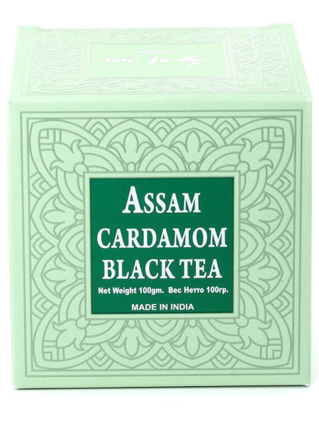 Чай Bharat Bazaar Ассам с кардамоном черный крупнолистовой (Assam Black ...