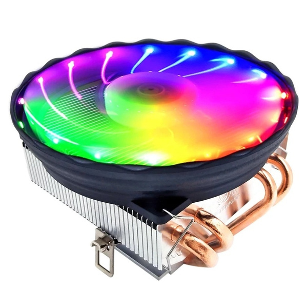 Кулер для процессора Snowman M400, с RGB подсветкой, 1 вентилятор, 4 ...