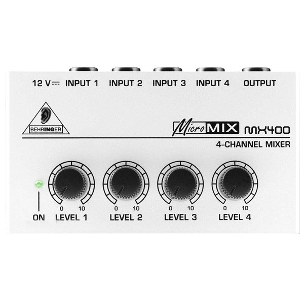 Behringer MX-400 Micromix Сверхкомпактный 4-канальный линейный микшер ...