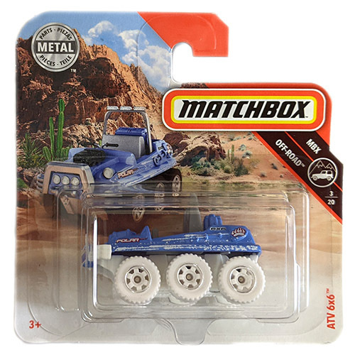 Машинка Matchbox ATV 6x6 75/125 купить на OZON по низкой цене (306834999)