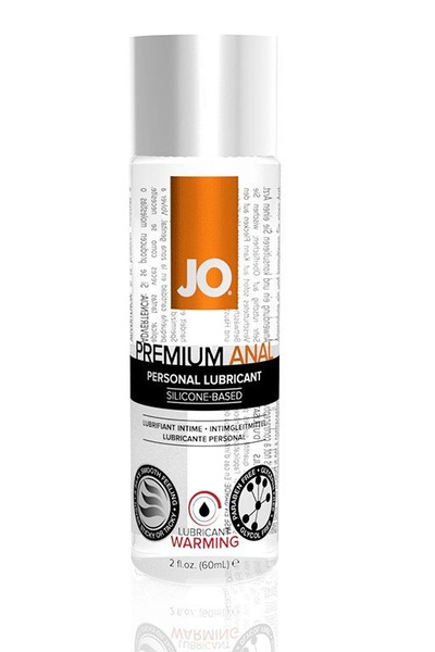 Анальный согревающий лубрикант на силиконовой основе JO Anal Premium ...
