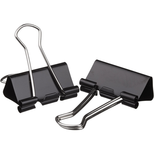 Зажимы для бумаг Attache, 32 мм, черные, 12 шт./уп. - купить с доставкой по выгодным ценам в ...