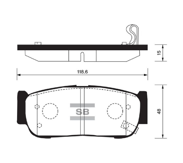 Колодки тормозные Sangsin Brake SP1178 Задние - купить по низким ценам ...