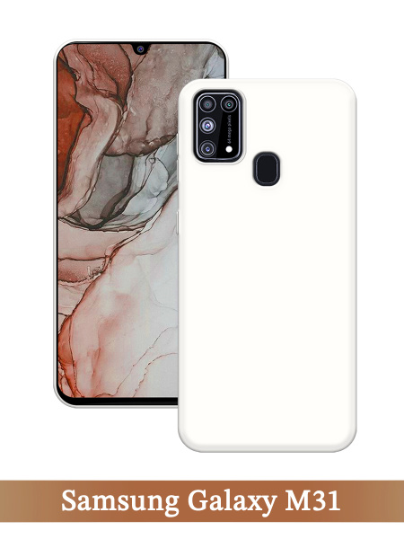 Матовый силиконовый чехол на Samsung Galaxy M31 / Самсунг М 31 с ...