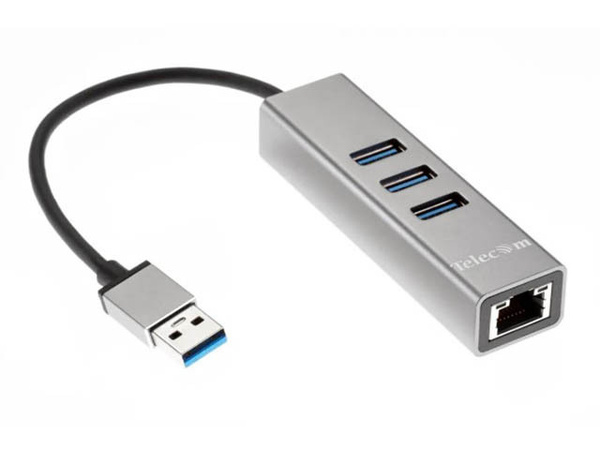 Хаб USB Telecom USB 3.0 - 3xUSB 3.0 + RJ45 TA311U - купить с доставкой ...