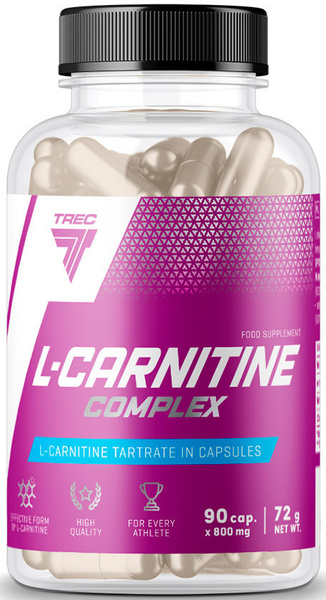 L карнитин для похудения Trec Nutrition L-Carnitine Complex, 90 капсул ...