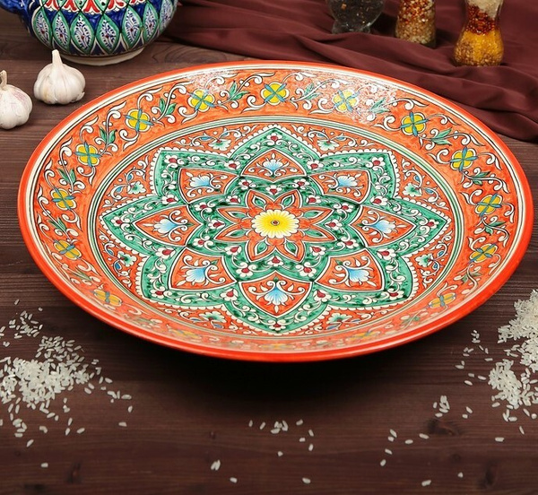 Блюдо Ляган ANGE DE LUNE, Керамика, диаметр41 см купить по низкой цене с доставкой в интернет ...